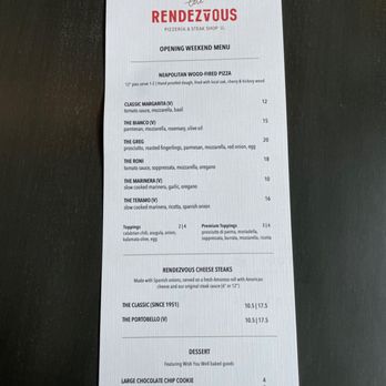 RENDEZVOUS PIZZERIA & STEAK SHOP - Updated October 2025 - 27 Photos ...