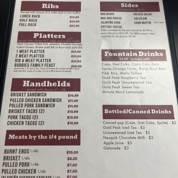 BUBBIES BBQ - Updated December 2025 - 67 Photos & 41 Reviews - 1802 N ...