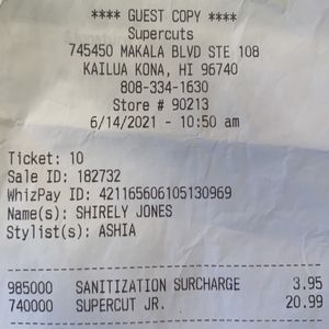 SUPERCUTS - 36 Reviews - 745450 Makala Blvd Ste 108, Kailua Kona ...