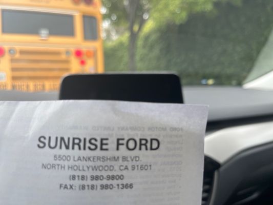 SUNRISE FORD OF NORTH HOLLYWOOD - Updated January 2026 - 286 Photos ...