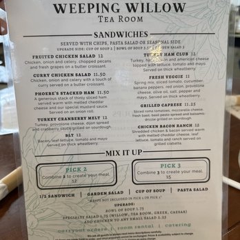 THE WEEPING WILLOW TEA ROOM - Updated August 2025 - 44 Photos & 26 ...