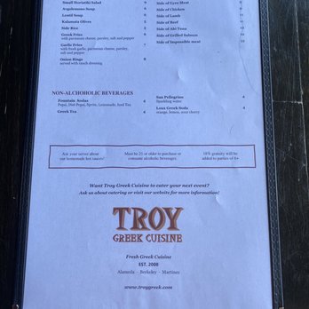 TROY GREEK CUISINE - Updated November 2024 - 294 Photos & 339 Reviews ...