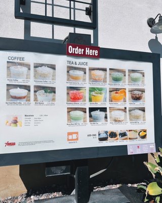 7 leaves menu store