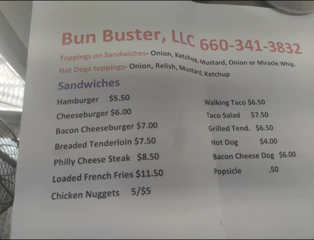 Bun Buster Food Trailer, Arbela | Roadtrippers