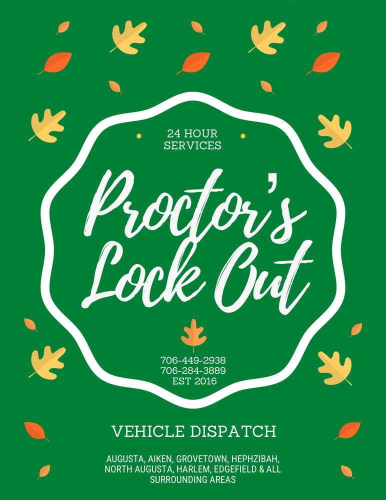 PROCTORS LOCK-OUT - Updated October 2025 - Augusta, Georgia - Keys ...