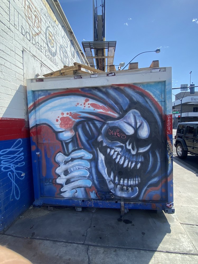 THE REAPER CALLS MURAL - Colorado And Main, Las Vegas, Nevada - Public ...