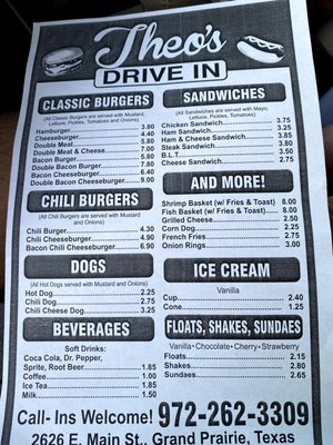 THEO’S DRIVE-IN - Updated May 2025 - 62 Photos & 81 Reviews - 2626 E ...