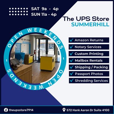 THE UPS STORE - Updated December 2025 - 20 Photos - 572 Hank Aaron Dr ...