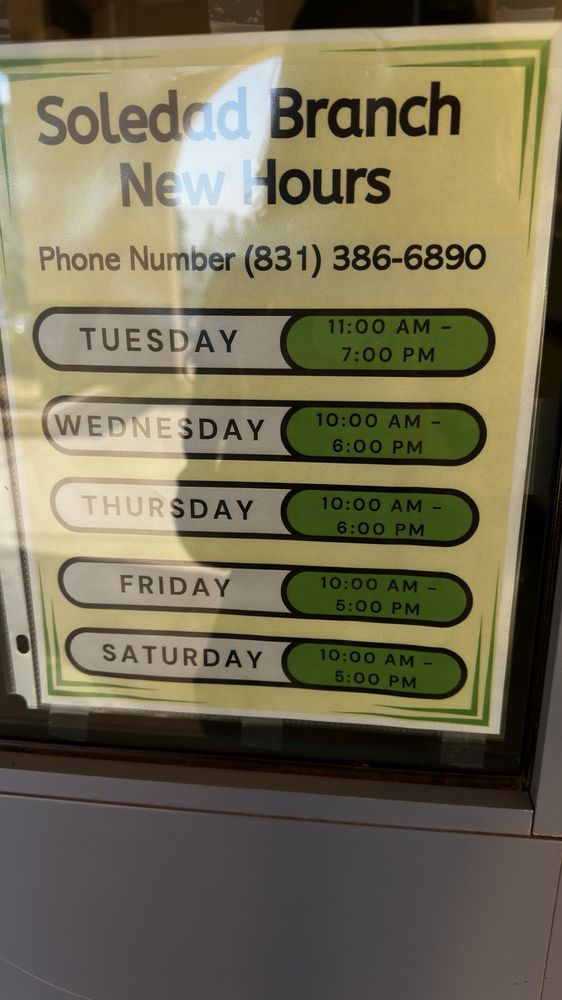 SOLEDAD BRANCH LIBRARY - Updated July 2025 - 401 Gabilan Dr, Soledad ...