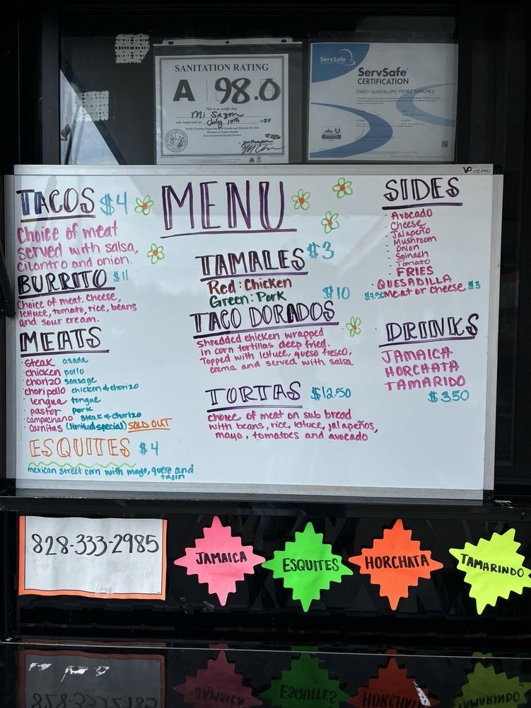 MI SAZON AUTHENTIC MEXICAN FOOD - Updated December 2025 - Apex, North ...