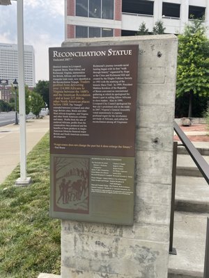 RECONCILIATION STATUE - Updated July 2025 - 19 Photos - E Main st & N ...