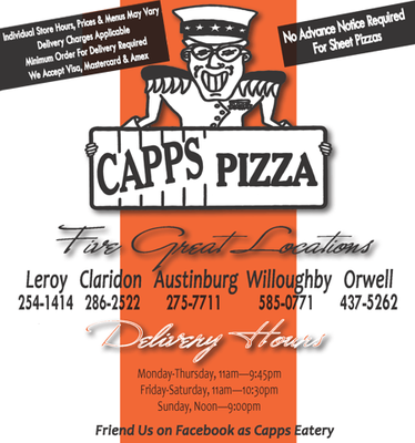CAPP’S PIZZA - Updated December 2025 - 12 Reviews - 156 E Main St ...