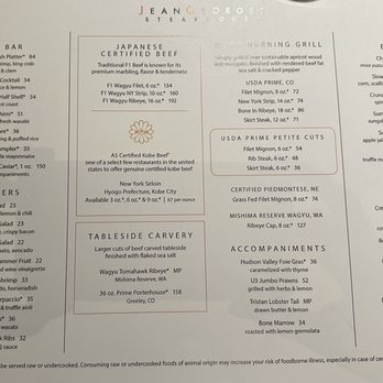 JEAN GEORGES STEAKHOUSE - Updated September 2024 - 4387 Photos & 1358 ...