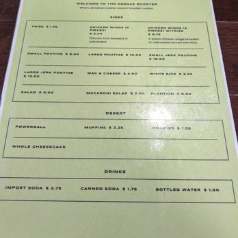 REGGAE ROOSTER - Updated December 2025 - 16 Photos - 321 Somerset E ...