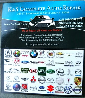 K & S COMPLETE AUTO REPAIR - Updated May 2025 - 392 Photos & 315 ...