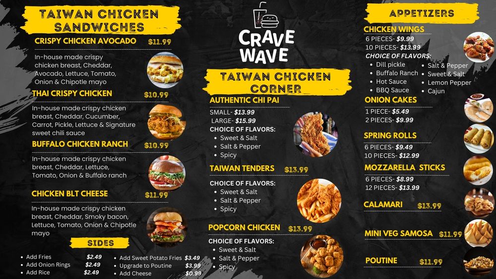 CRAVE WAVE - Updated January 2025 - 8025 104 Street, Edmonton, Alberta ...