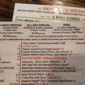 UMIYA SUSHI - Updated May 2025 - 4057 Photos & 2484 Reviews - 4465 W ...