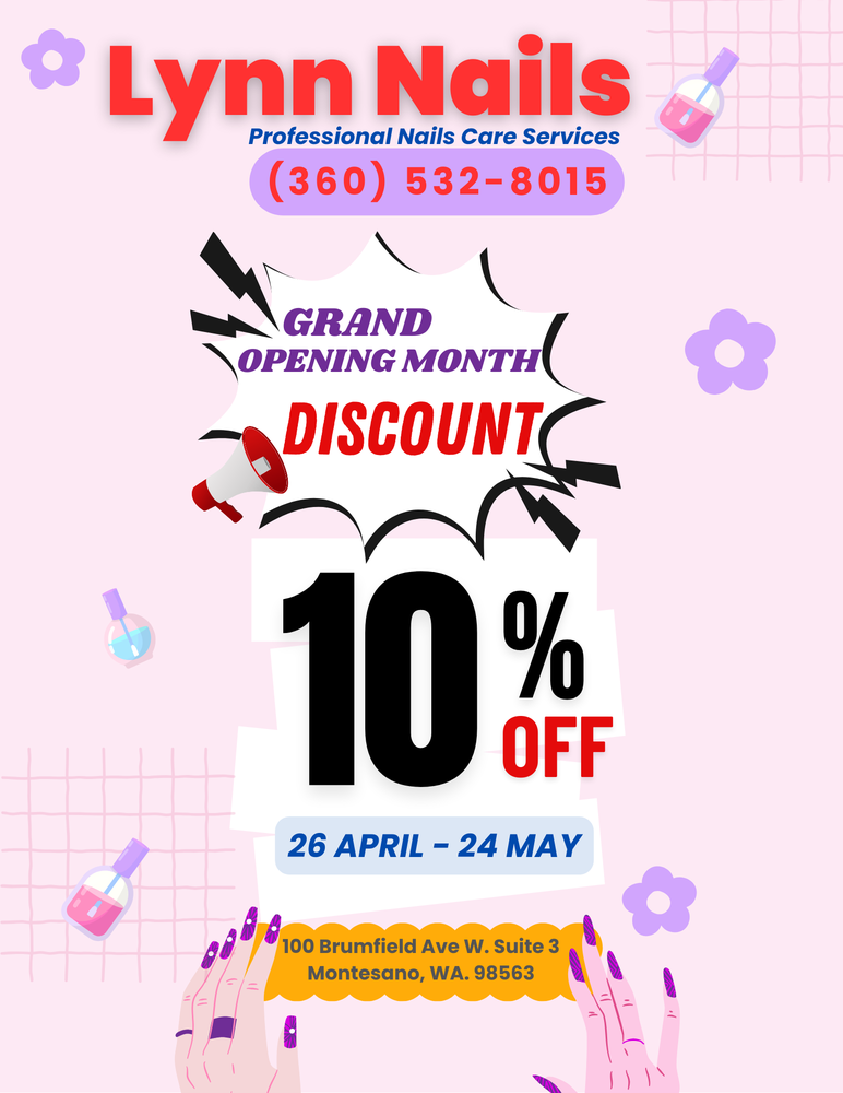 LYNN NAILS - Updated January 2026 - 100 Brumfield Ave, Montesano ...