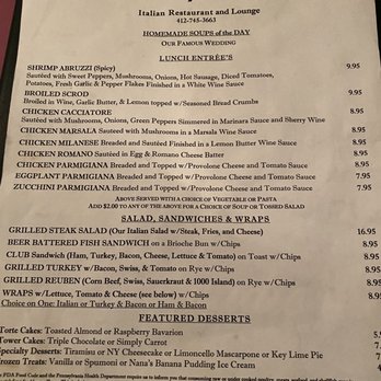 PIACQUADIO’S ITALIAN RESTAURANT & LOUNGE - Updated November 2024 - 53 ...