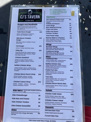 CJ’S TAVERN - Updated October 2025 - 1500 East Rose Creek Pkwy S, Fargo, North Dakota - Burgers ...