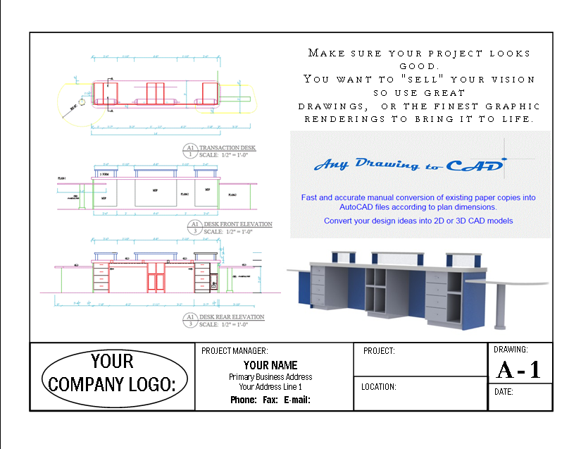 ANY DRAWING TO CAD - Request Consultation - Ridgefield, New Jersey ...