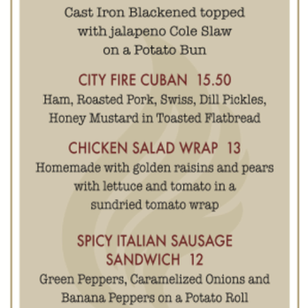 CITY FIRE AMERICAN OVEN & BAR - Updated November 2024 - 147 Photos ...