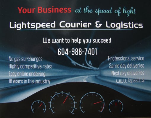 LIGHTSPEED COURIER & LOGISTICS - Updated May 2026 - 447 1st Street E ...