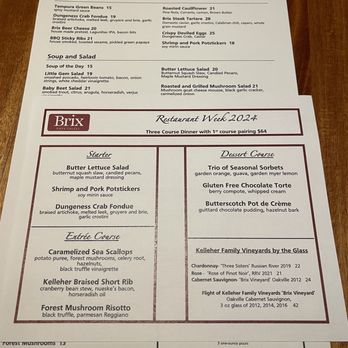 BRIX - Updated June 2024 - 2761 Photos & 1623 Reviews - 7377 St Helena ...