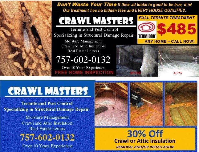 CRAWL MASTERS - Updated August 2025 - Virginia Beach, Virginia - Pest ...