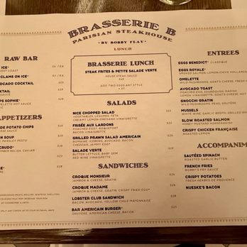 BRASSERIE B PARISIAN STEAKHOUSE - Updated February 2025 - 598 Photos ...