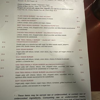 GAIA MASALA & BURGER - Updated May 2024 - 57 Photos & 102 Reviews - 609 ...