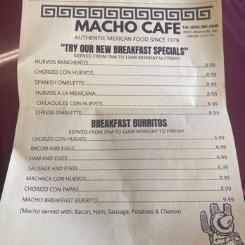 MACHO CAFE - Updated May 2025 - 284 Photos & 278 Reviews - 830 E ...
