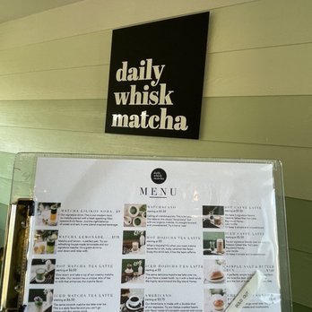 DAILY WHISK MATCHA - Updated July 2024 - 709 Photos & 161 Reviews ...