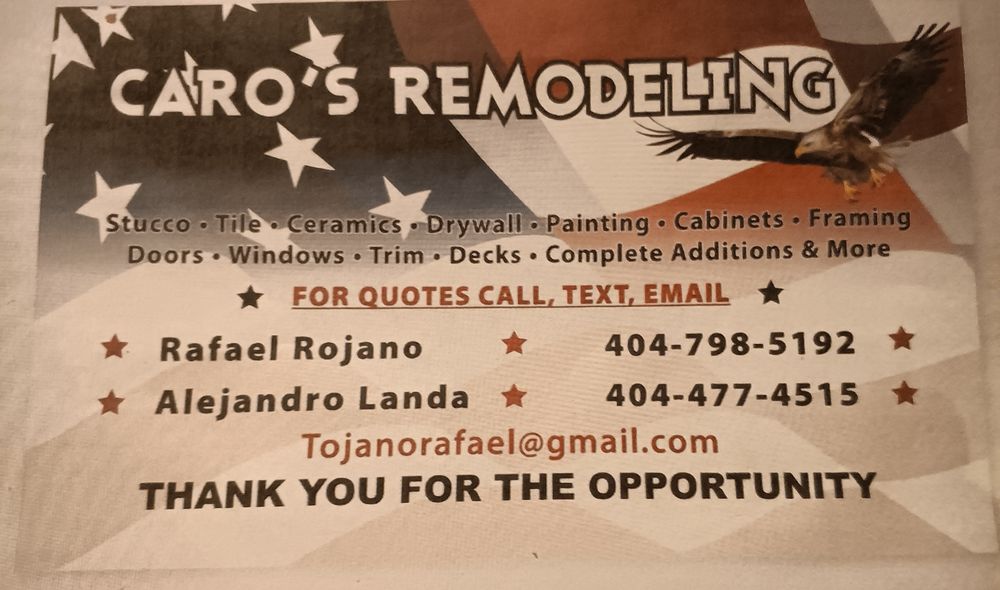 CARO’S REMODELIN - Updated January 2025 - Fayetteville, Georgia ...