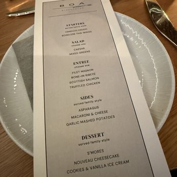 BOA STEAKHOUSE - Updated June 2025 - 352 Photos & 121 Reviews - 300 W ...