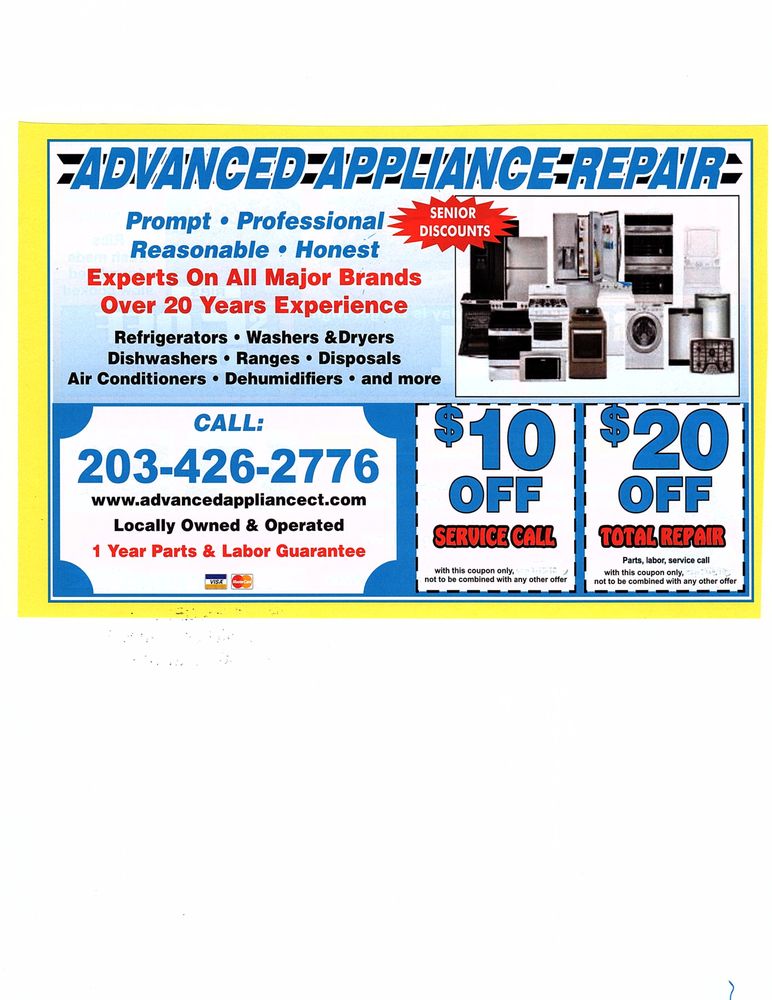 ADVANCED APPLIANCE SERVICE - Updated October 2025 - 15 Pine Tree Hill ...