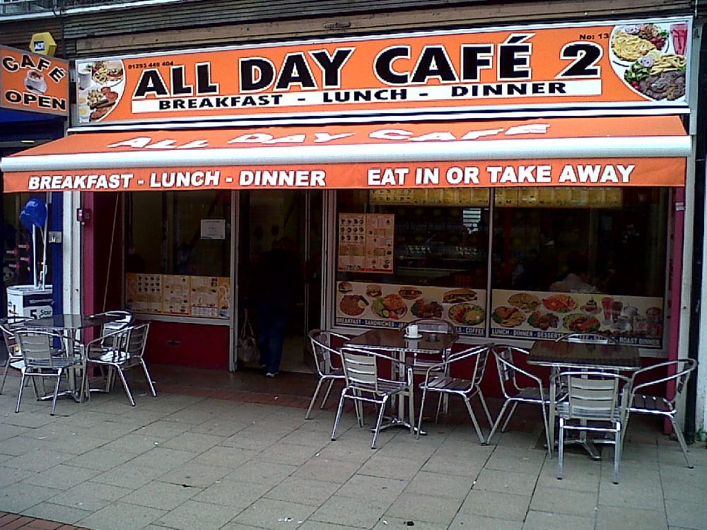 ALL DAY CAFE 2 - Updated May 2024 - 13 Broadwalk, Crawley, West Sussex ...