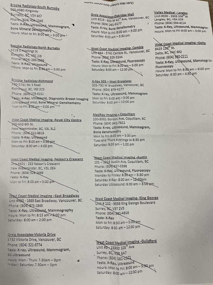 BROOKE RADIOLOGY - 23 Reviews - 4980 Kingsway, Burnaby, British ...