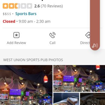 WEST UNION SPORTS PUB - Updated January 2025 - 24 Photos & 81 Reviews ...