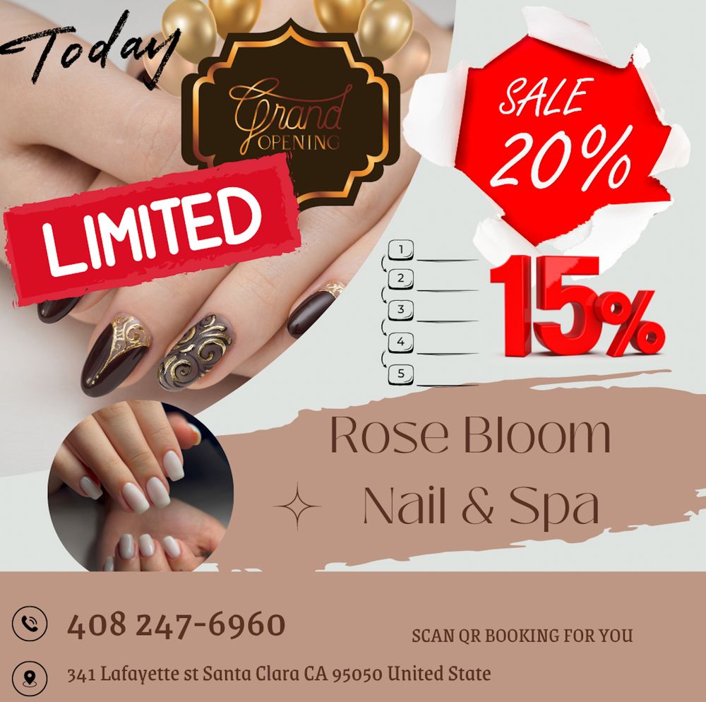 ROSE BLOOM NAIL SPA - Updated August 2025 - 63 Photos & 24 Reviews - 341 Lafayette St, Santa ...
