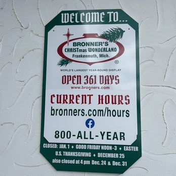 BRONNER’S CHRISTMAS WONDERLAND - Updated October 2025 - 1969 Photos ...