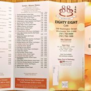 EIGHTY-EIGHT CAFE - 33 Reviews - 358 Washington St, Winchester, MA ...