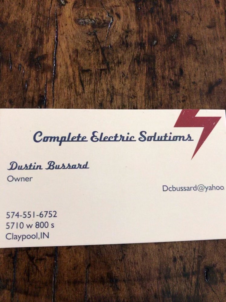 COMPLETE ELECTRIC SOLUTIONS - Updated January 2025 - 5710 W 800 S ...