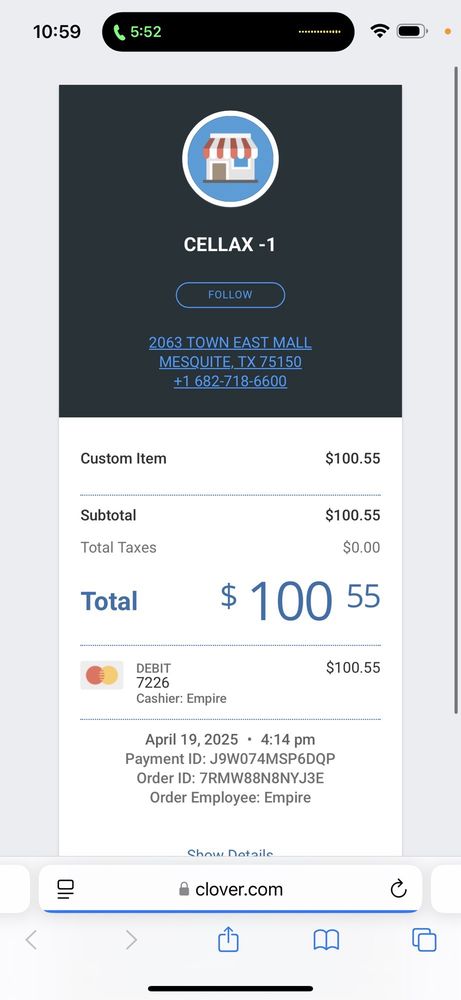 CELLAXS PHONE REPAIR KIOSK IN TOWN EAST MALL - TX - Updated October ...