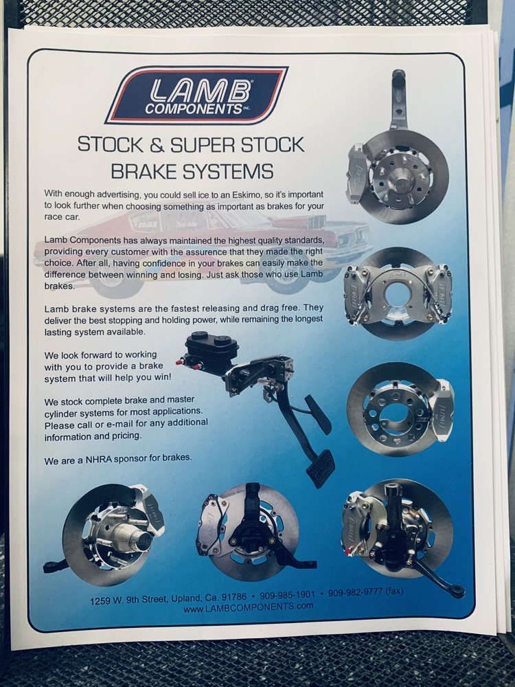 LAMB COMPONENTS - Updated October 2025 - Request a Quote - 1259 W 9th ...