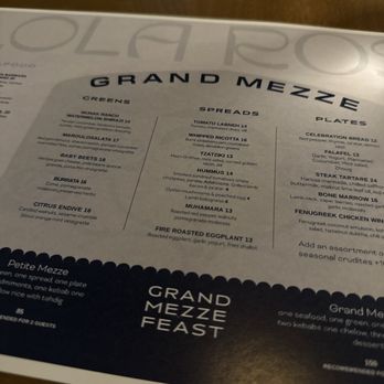 LOLA ROSE GRAND MEZZE - Updated February 2026 - 474 Photos & 205 Reviews - 414 N Palm Canyon Dr ...