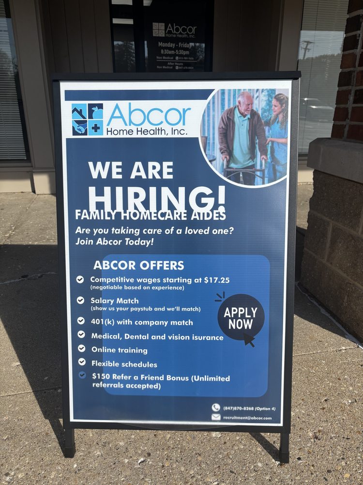 ABCOR HOME HEALTH - Updated September 2025 - 2525 Cabot Dr, Lisle ...