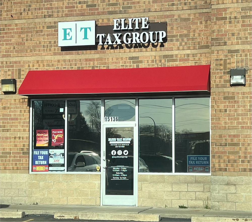 ELITE TAX GROUP - Updated November 2024 - Request Consultation - 15136 Inkster Rd, Redford ...
