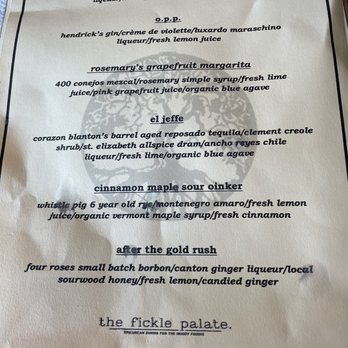 THE FICKLE PALATE - Updated December 2025 - 78 Photos & 31 Reviews ...