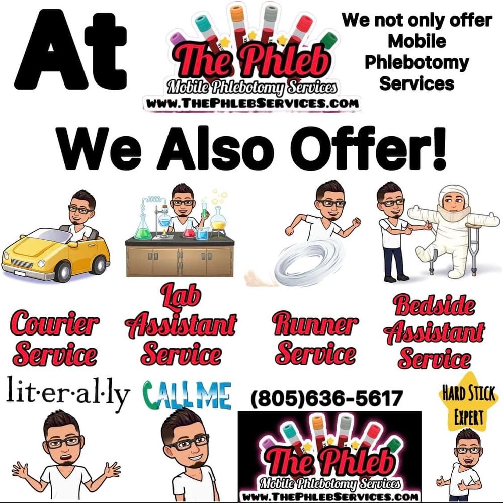 THE PHLEB: MOBILE PHLEBOTOMY SERVICES & COURIER - Updated July 2025 ...